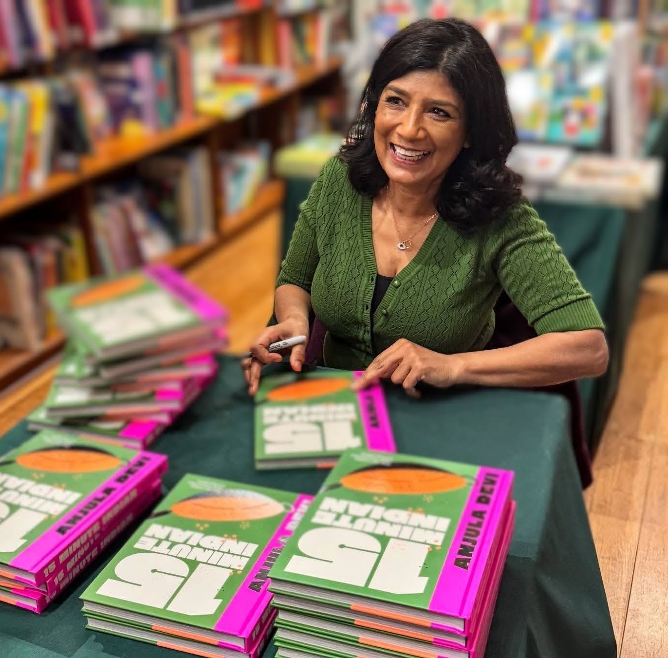 '15 Minute Indian' Demo & Signing with Anjula Devi - 23 September